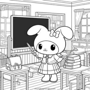 Dibujos De My Melody Para Colorear ¡imprime Y Diviértete Pintando